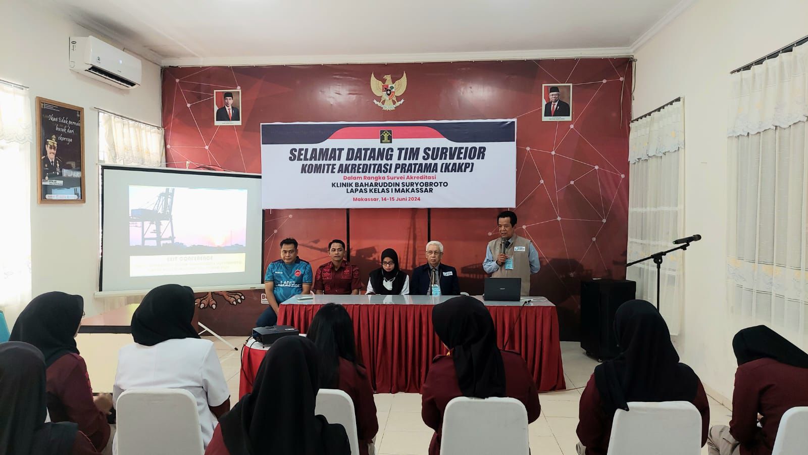 Klinik Baharuddin Suryobroto Lapas Makassar Ikuti Penilaian Survei ...